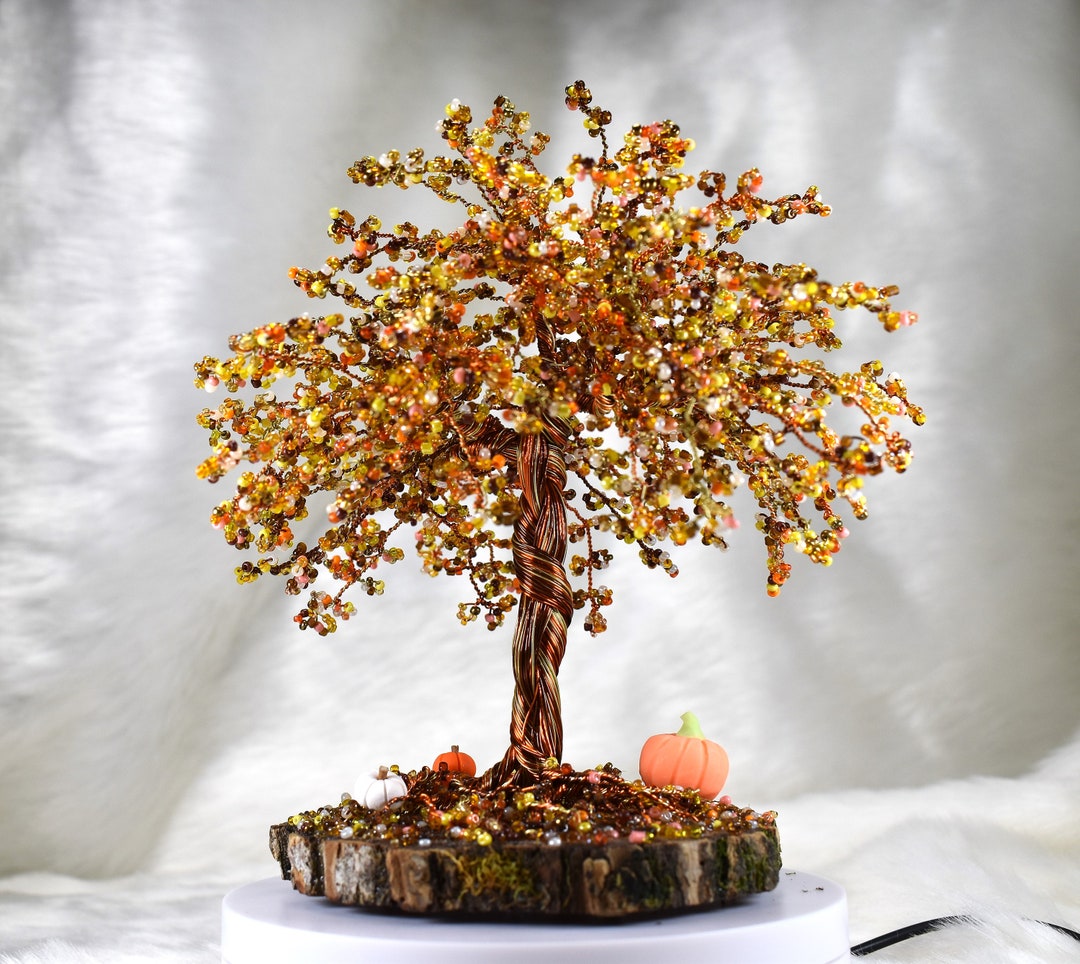 Fall Themed Wire Tree - Etsy