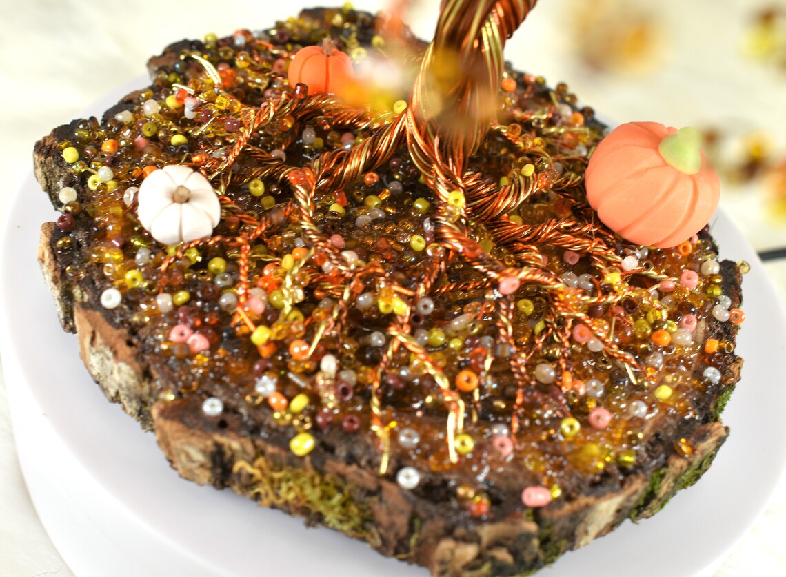 Fall Themed Wire Tree - Etsy