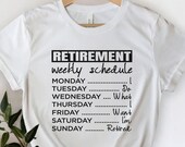 Retirement Schedule,funny Retired Gift,happy Retirement Gifts for Men ...