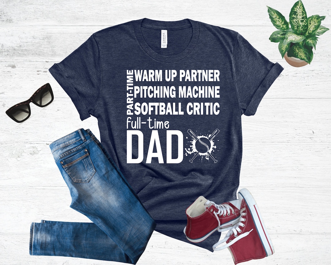 Softball Dad Shirt,funny Dad Shirt,softball Dad Gift,sports Dad Shirt,fathers Day Gift,best Dad ...