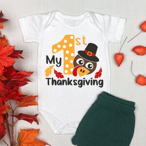 Baby's First Thanksgiving Outfit,my First Thanksgiving Shirt,baby ...