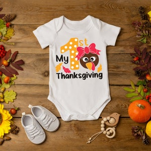 Baby's First Thanksgiving Outfit,my First Thanksgiving Shirt,baby ...