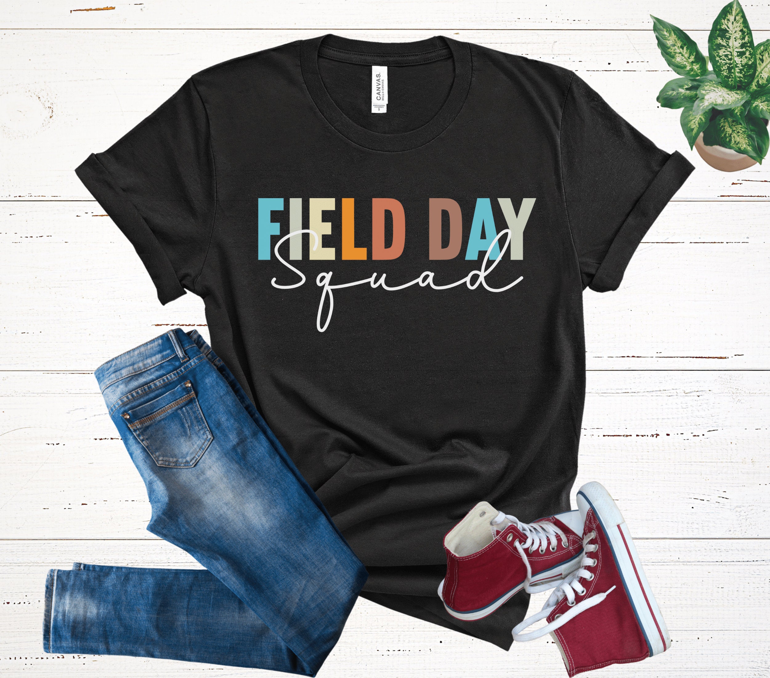 Field Day Squad Shirt,field Day Shirt,school Game Day Tees,end of ...