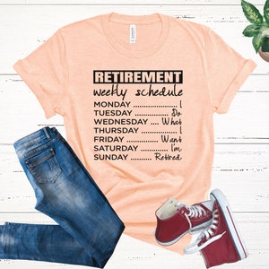 Retirement Schedule,funny Retired Gift,happy Retirement Gifts for Men ...