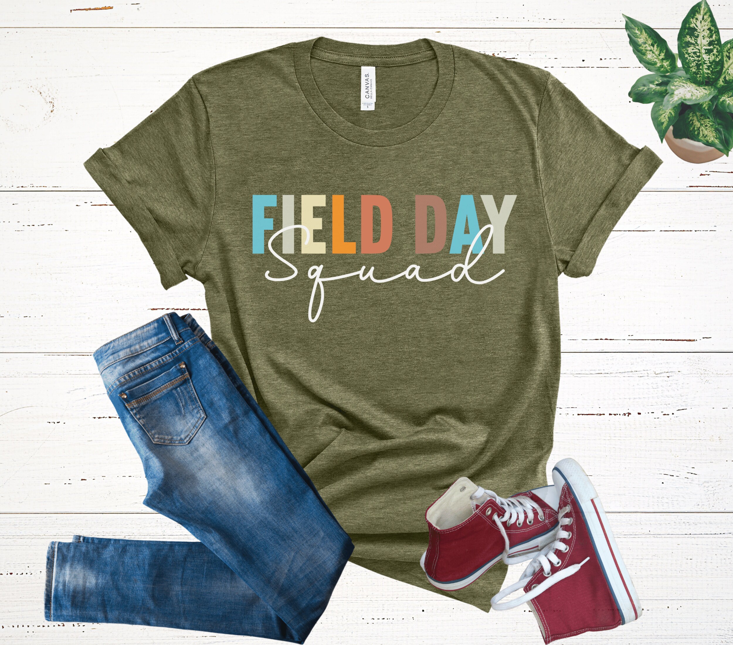 Field Day Squad Shirt,field Day Shirt,school Game Day Tees,end of ...