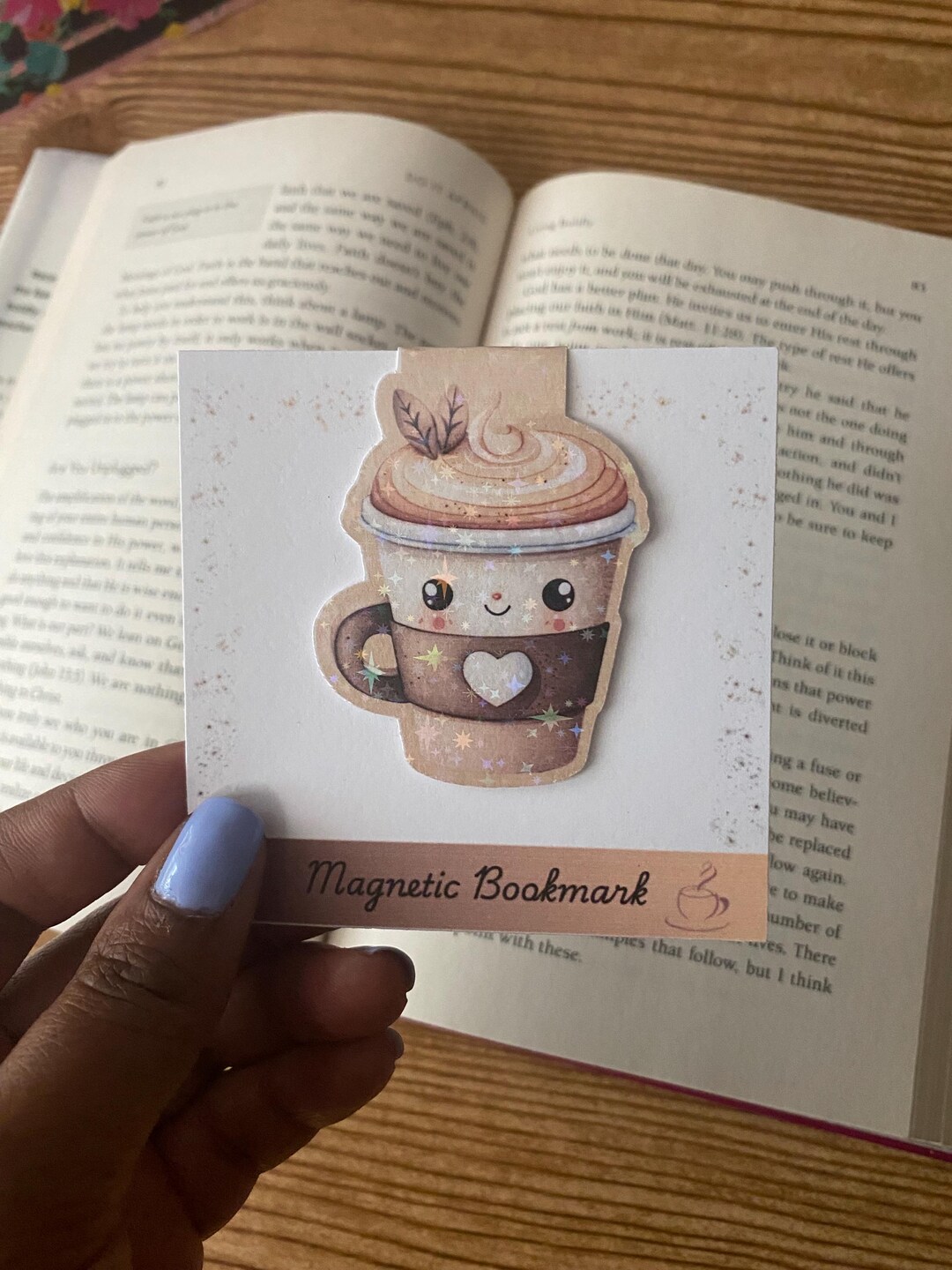 Magnet Coffee Bookmark - Etsy