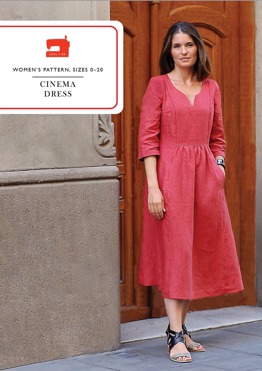 Digital Cinema Dress Sewing Pattern - Etsy