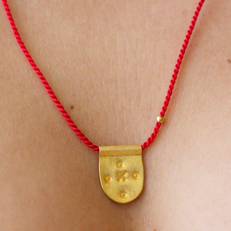 Red String Necklace - Etsy