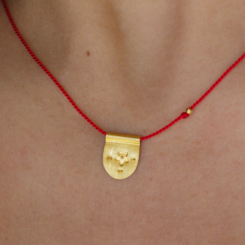 Red String Necklace - Etsy