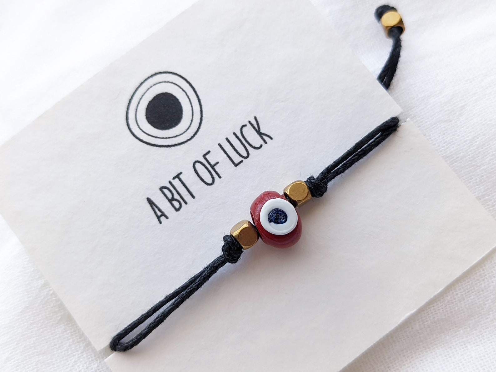Tiny Red Evil Eye Bracelet | the Red String of Fate Evil Eye Jewellery ...