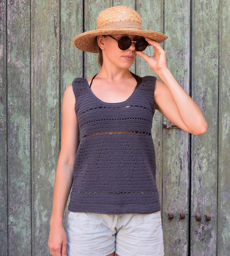 Crochet Top Pattern PDF, Crochet Top Pattern in English - Etsy
