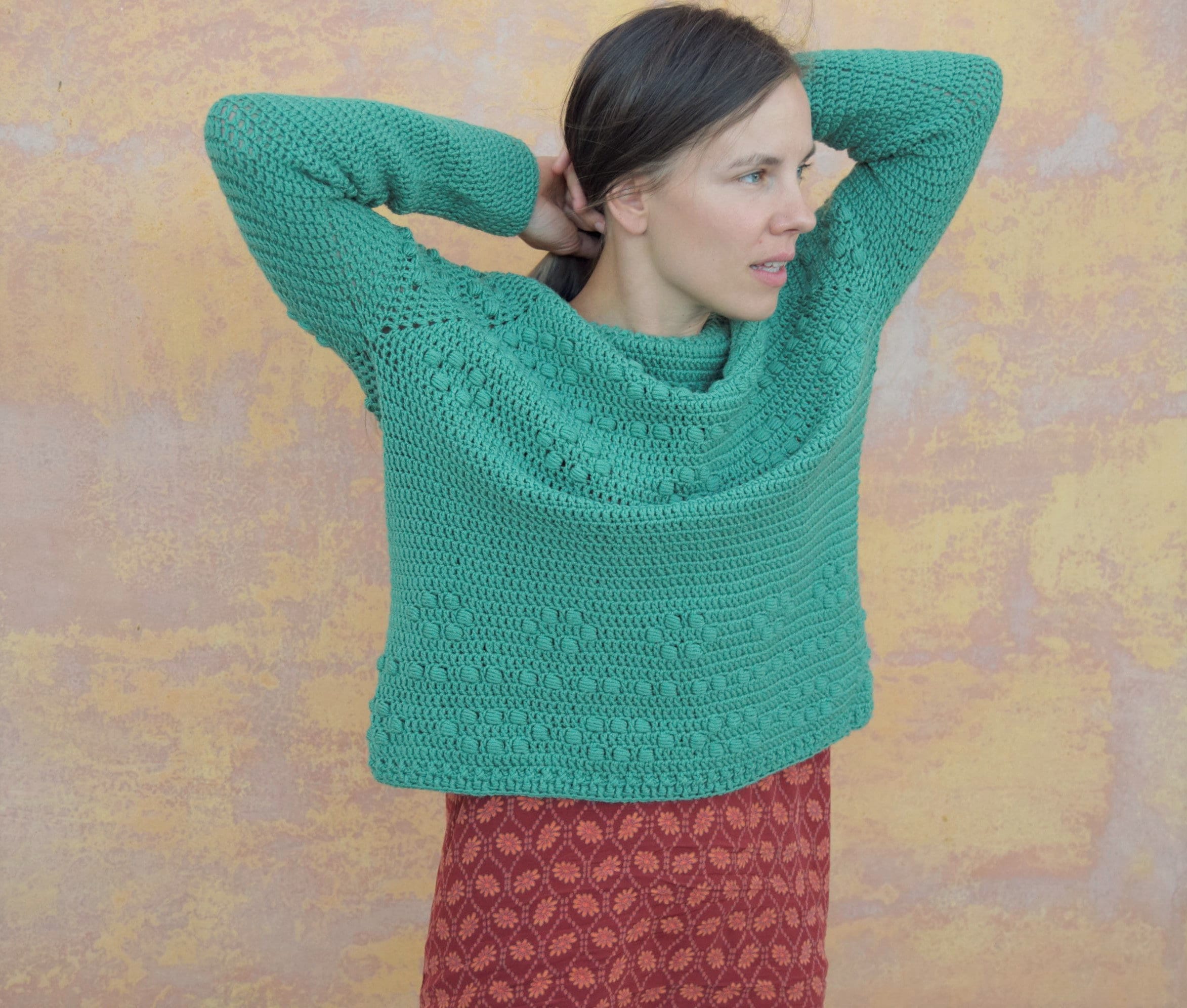 Crochet Sweater Pattern PDF, Crochet Pullover Pattern in English - Etsy