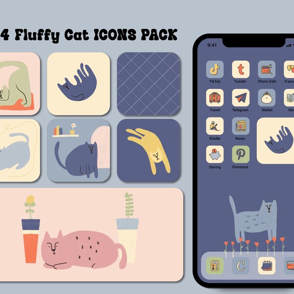 Cat Icon - Etsy