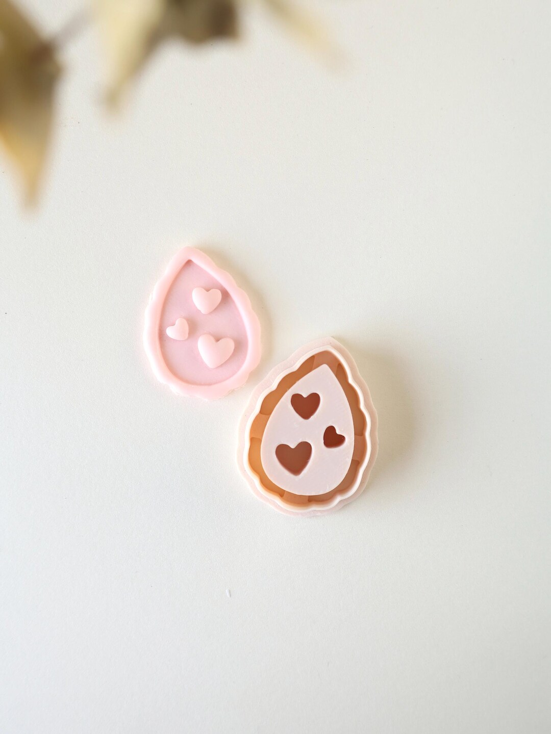 Heart Wave Lase Frame Tear Drop Polymer Clay Cutter - Etsy