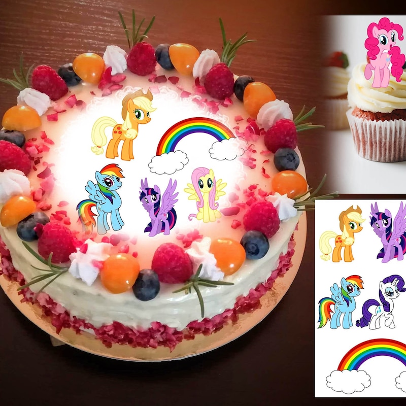 My Little Pony Cake Topper - Etsy