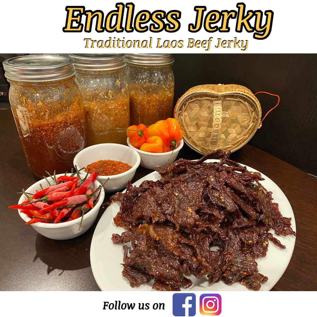 Traditional Laos Homemade Beef Jerky - Etsy
