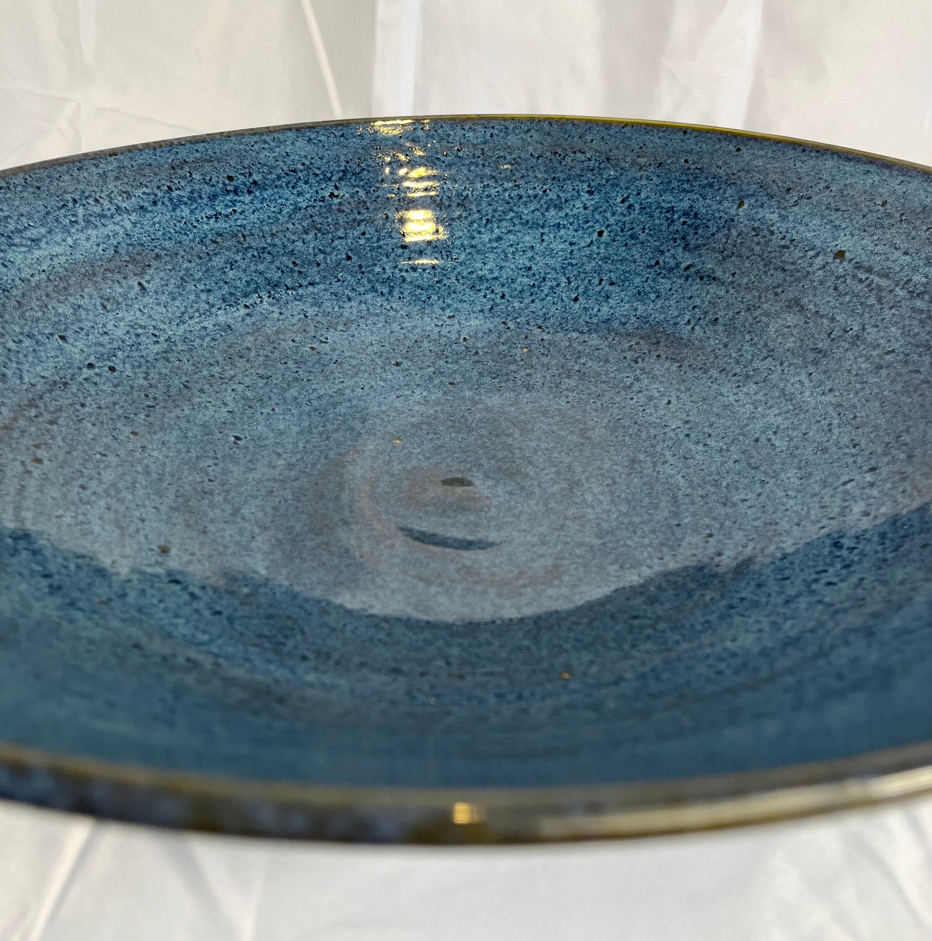 Large Blue Ceramic Bowl, Fruit Bowl, Pasta Bowl, Salad Bowl - Etsy