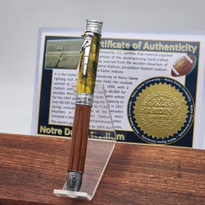 University of Notre Dame | Notre Dame Stadium Souvenir Football Pen Kit ...