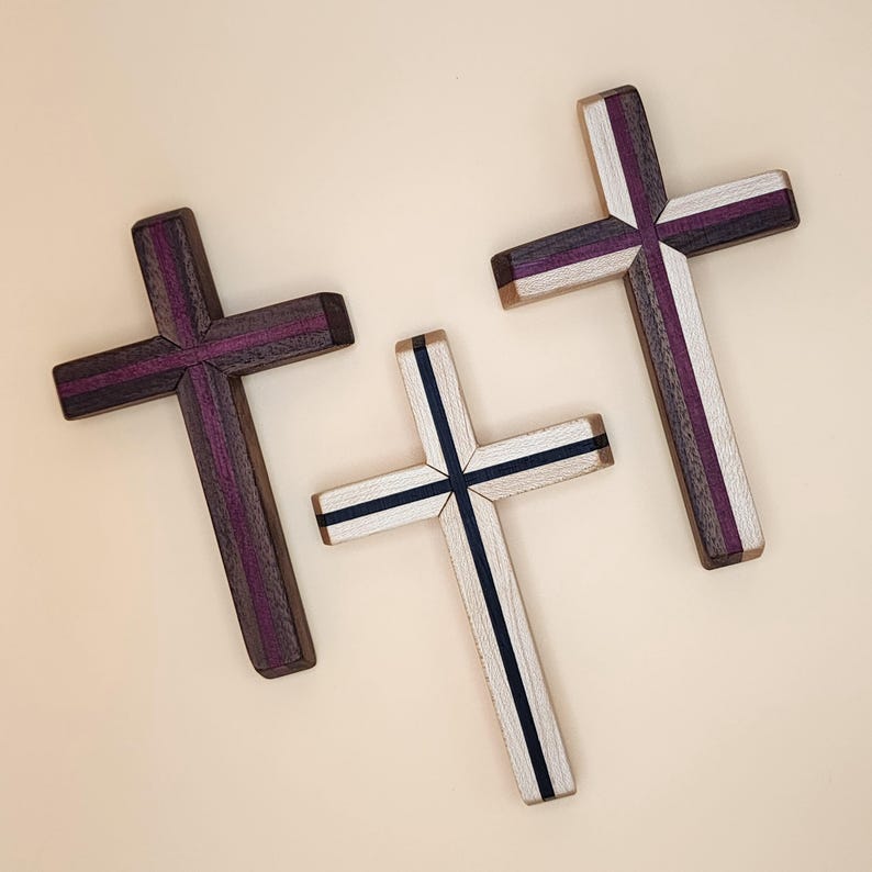Thinline Cross – Handmade · Hardwood · Faith Gift · Baptism ...