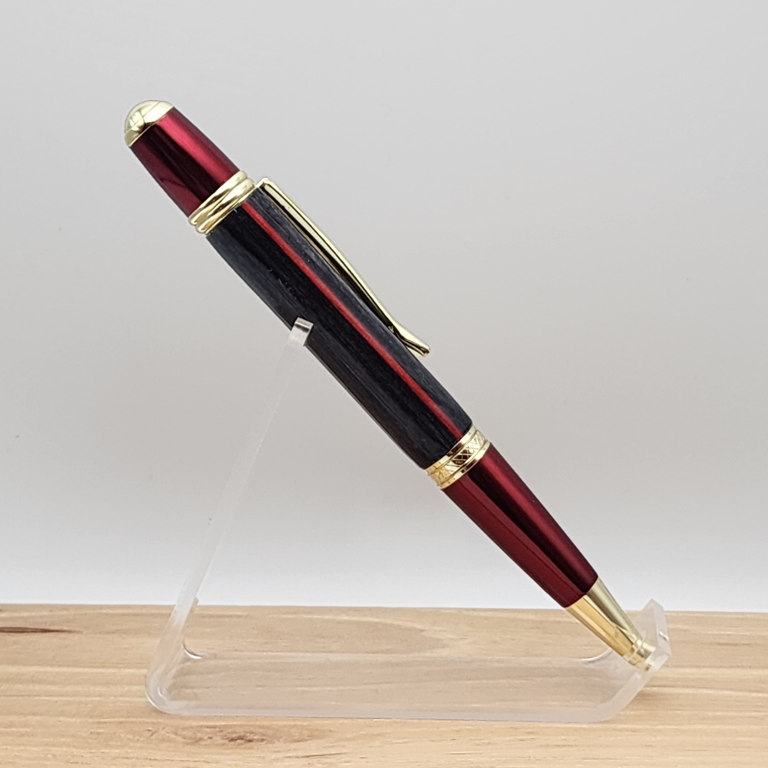 Thin Red Line Pen Firefighter Firefighter Gift Turned - Etsy