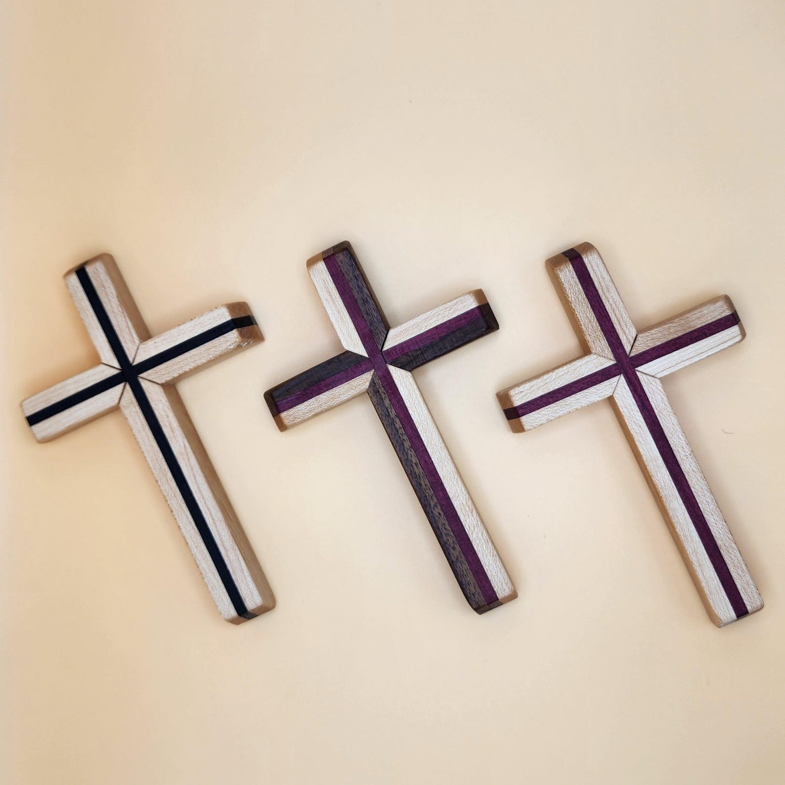 Thinline Cross – Handmade · Hardwood · Faith Gift · Baptism ...