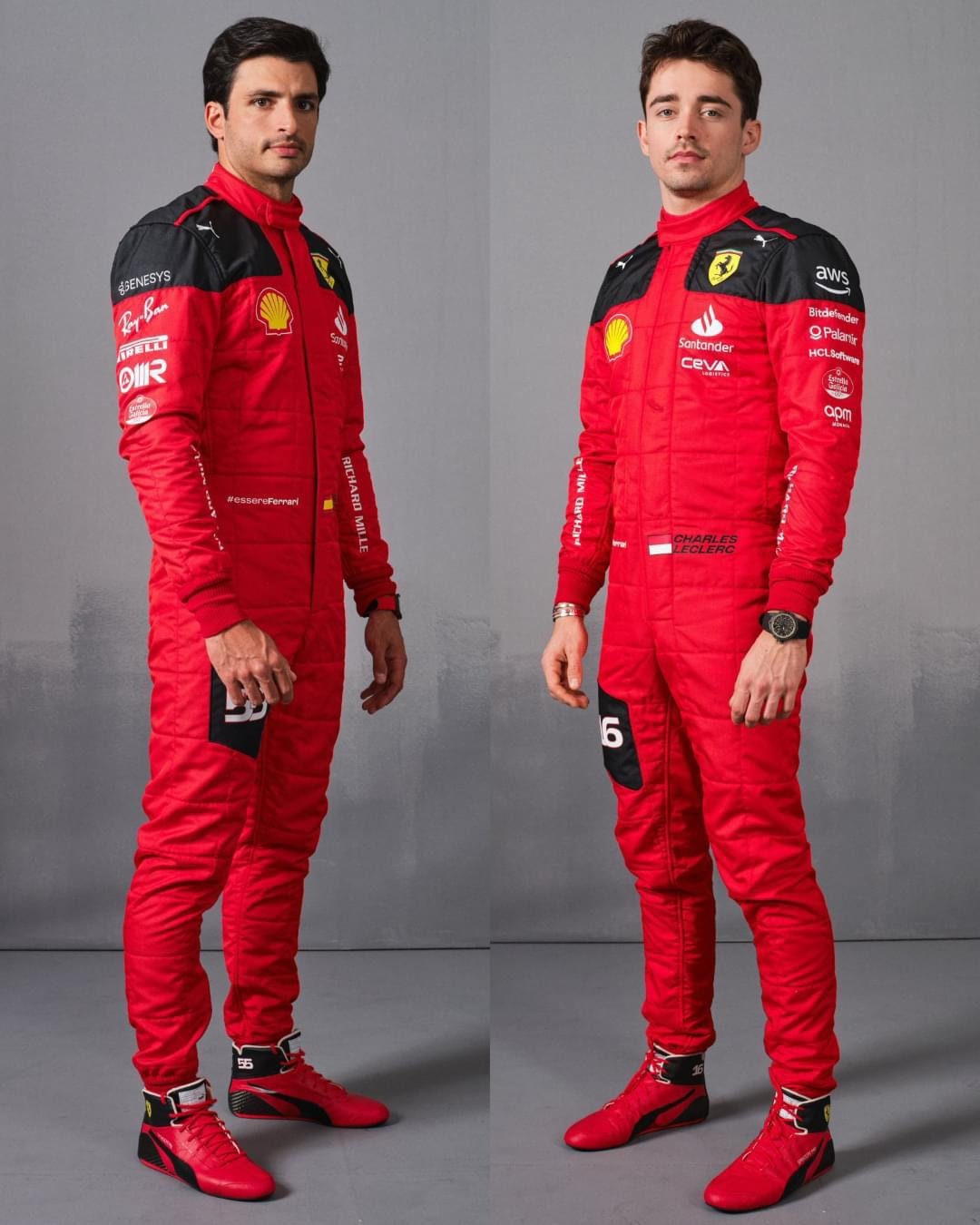 Charles Leclerc New Suit 2023 Ferrari Suit Go Karting Suit - Etsy