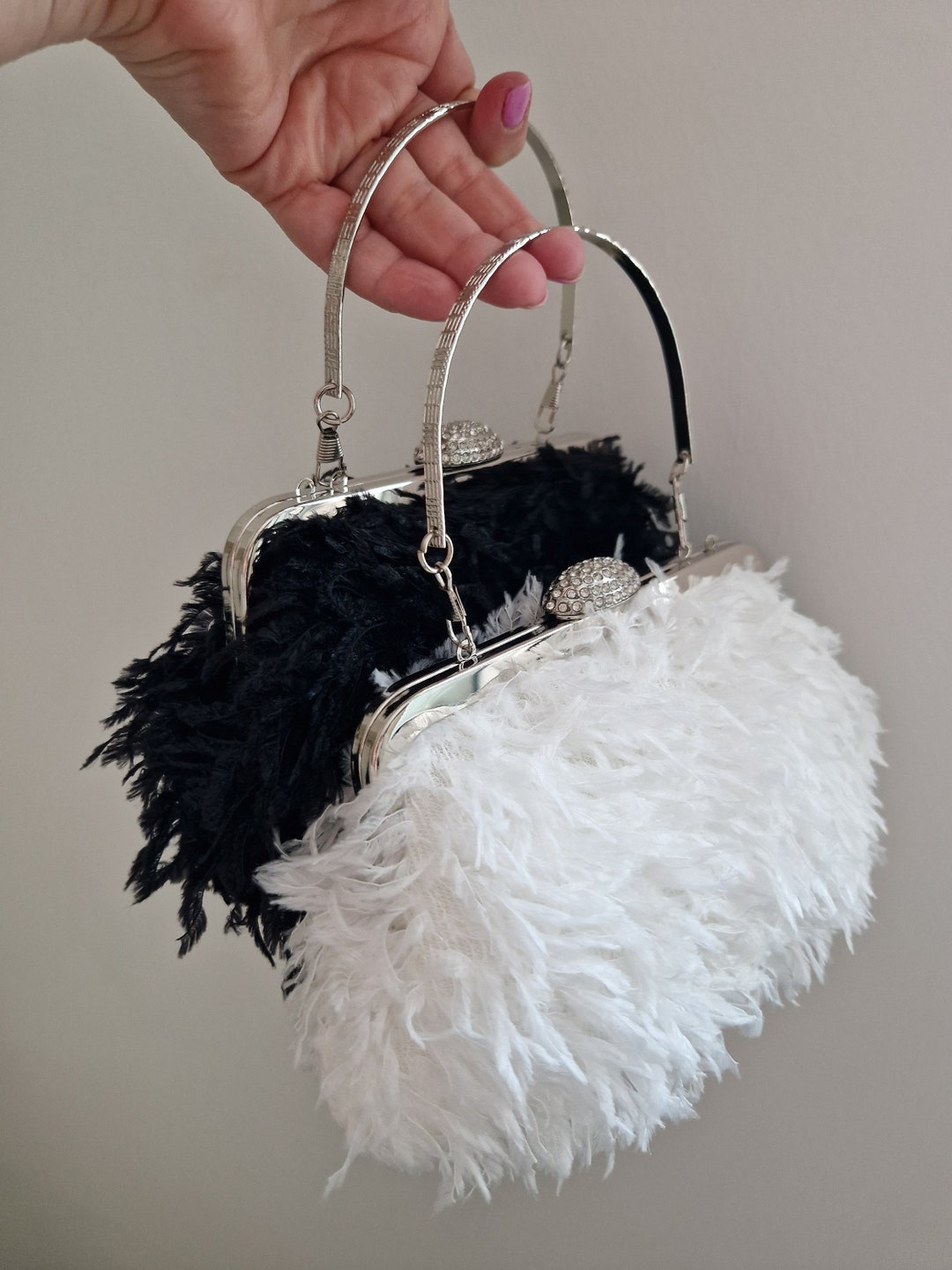 Handbags With Feathers - Etsy