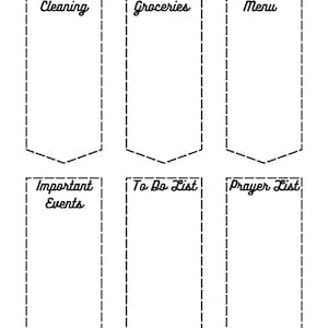 Printable Black and White Week at a Glance Planner, Printable Weekly ...