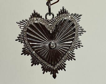 Diamond Fluted Heart - Etsy