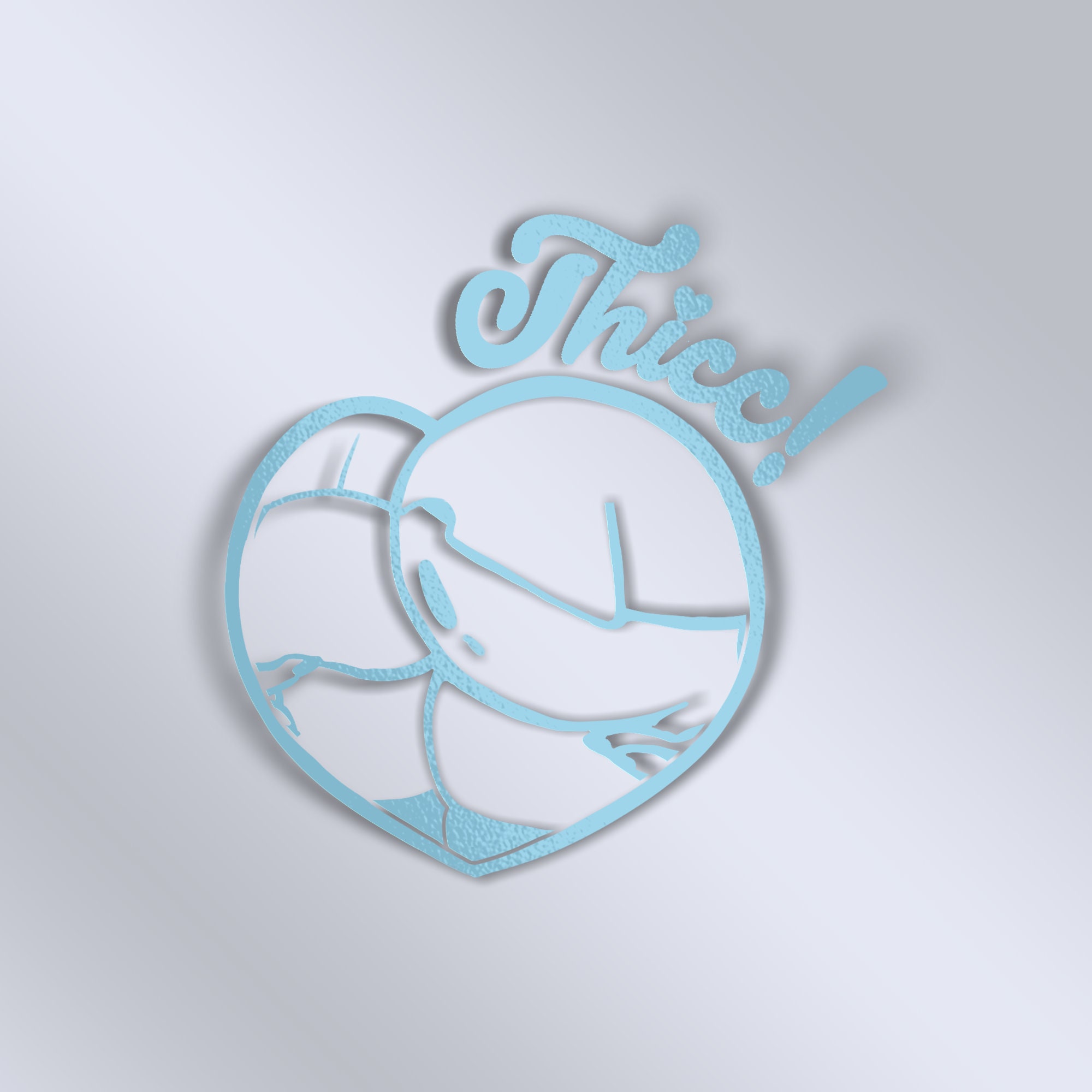 Thicc Heart Haru Decal JDM Kawaii Edgy Sadboii Anime Decal - Etsy