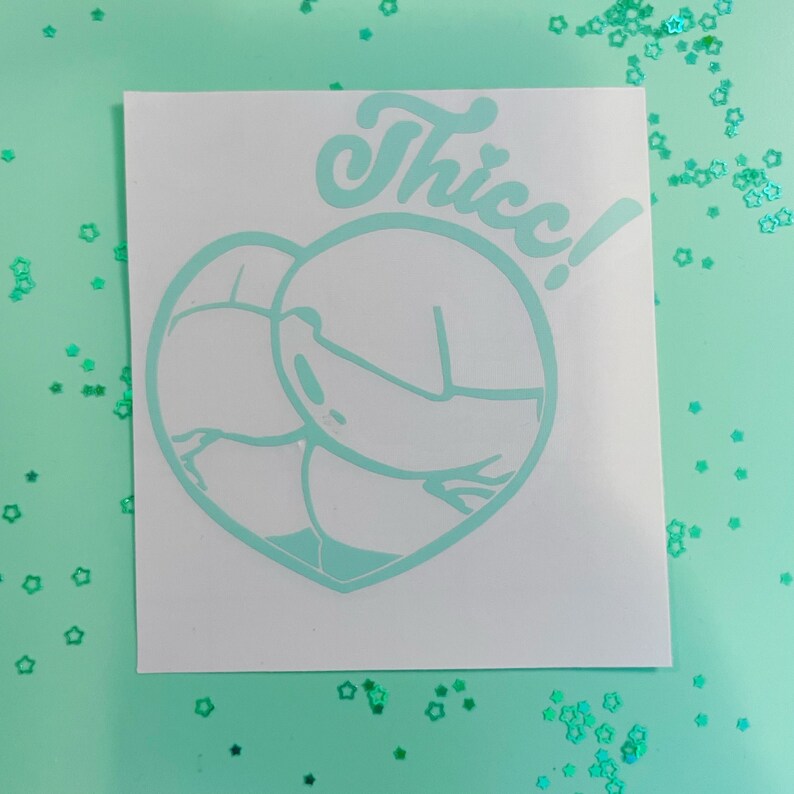 Thicc Heart Haru Decal JDM Kawaii Edgy Sadboii Anime Decal - Etsy