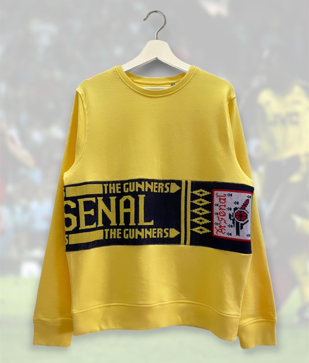 Arsenal Rework Scarf Sweatshirt Medium - Etsy