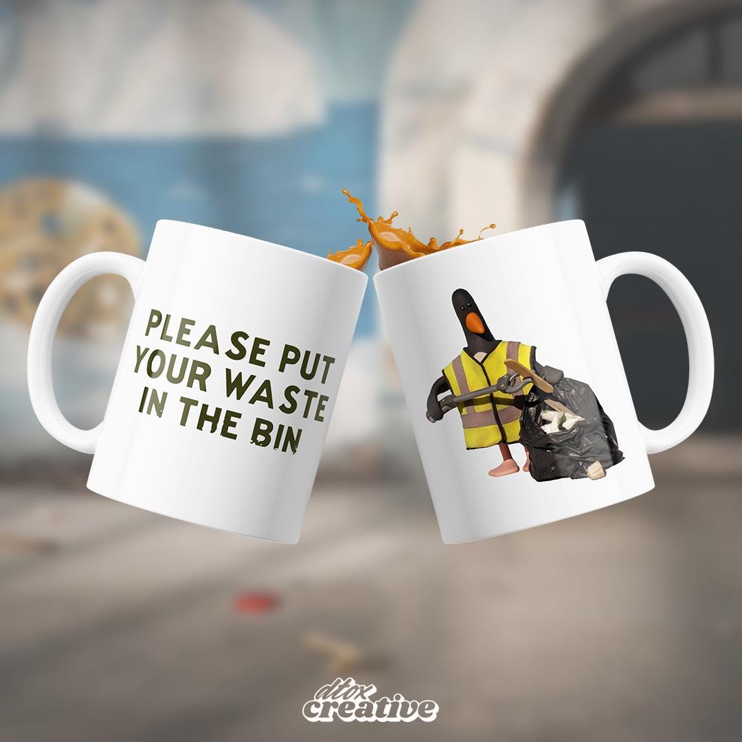 Feathers Mcgraw Litter Picker Mug Wallace Gromit Vengeance Most Fowl - Etsy