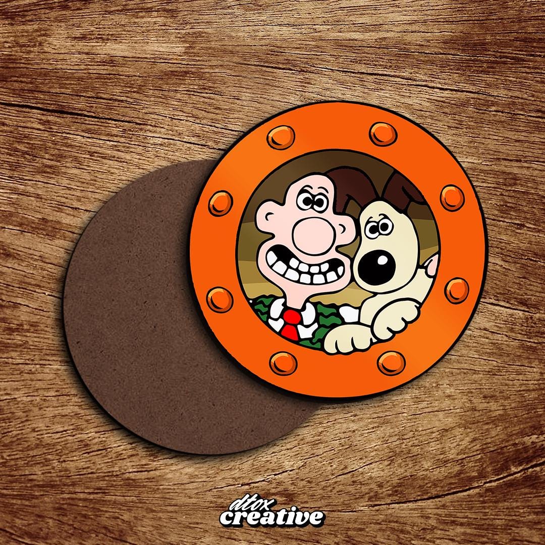 A Grand Day Out Rocket Coaster Wallace Gromit - Etsy