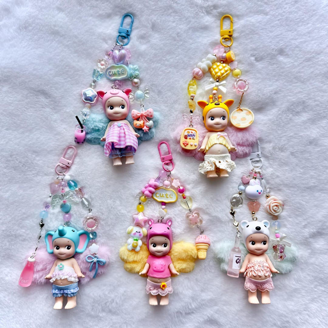 Sonny Angel Keychain | Kawaii Cute Collectible Dolls | Bag Charm ...