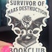 Survivor of Maas Destruction Book Club Holographic Sparkly Sticker ...