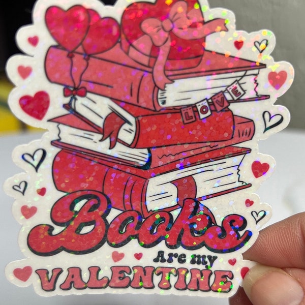 Book Valentine Stickers - Etsy