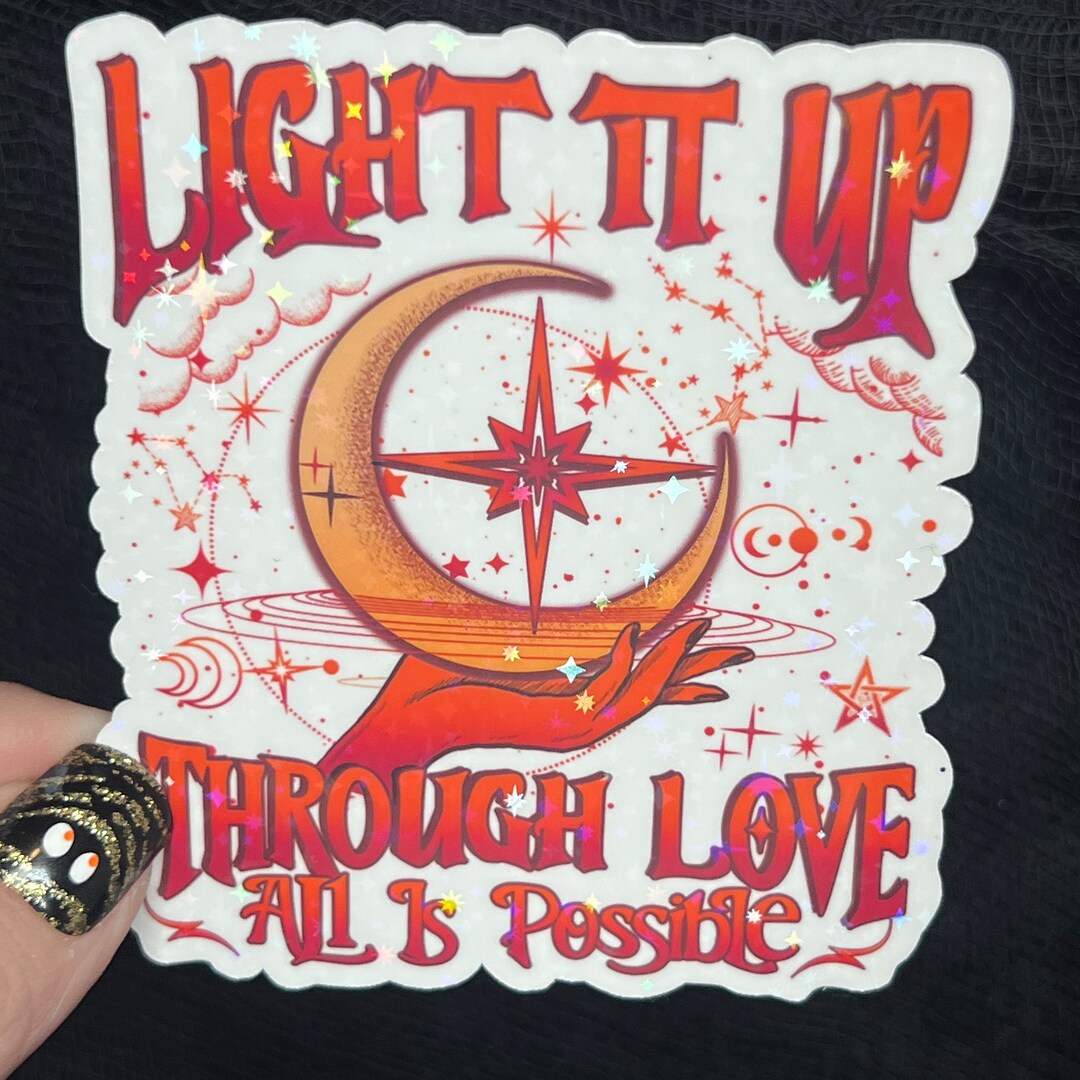 Red Crescent City Light It up Through Love All is Possible Holographic ...