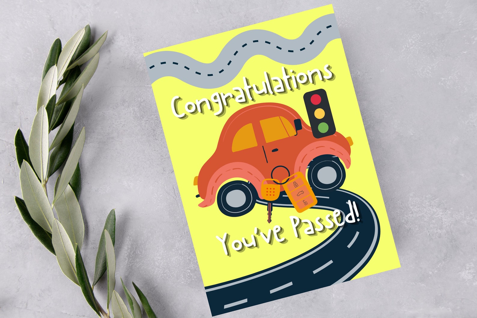 Congratulations on Passing Your Driving Test Card | Driving Test ...