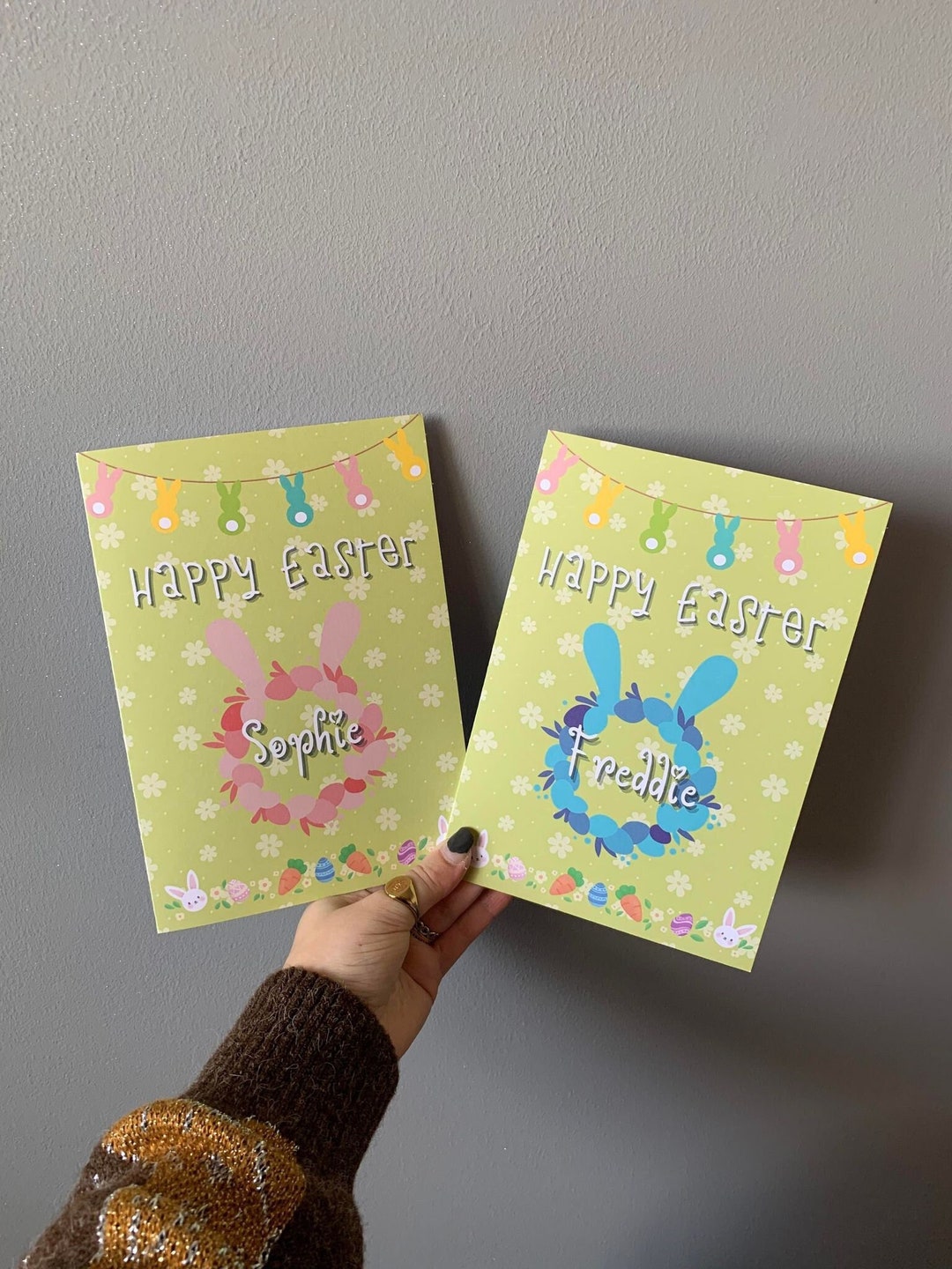 Personalised Kids Happy Easter Card | Children's Easter Card, Kids ...
