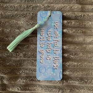 Set of 4 Wicked Musical Quote Song Lyric Bookmarks | I'm Not That Girl ...