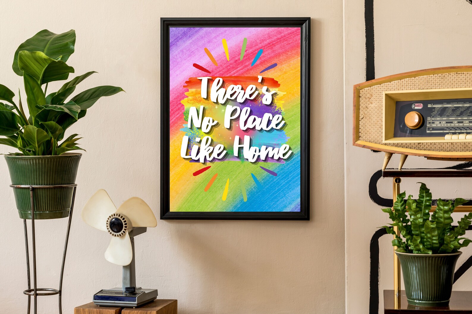 The Wizard of Oz Musical There's No Place Like Home Quote Wall Art ...