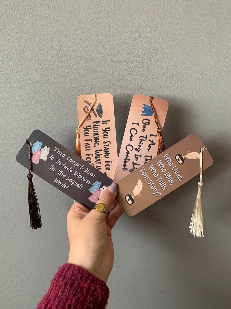 Set of 4 Hamilton Musical Quote Song Lyric Bookmarks | the Schuyler ...