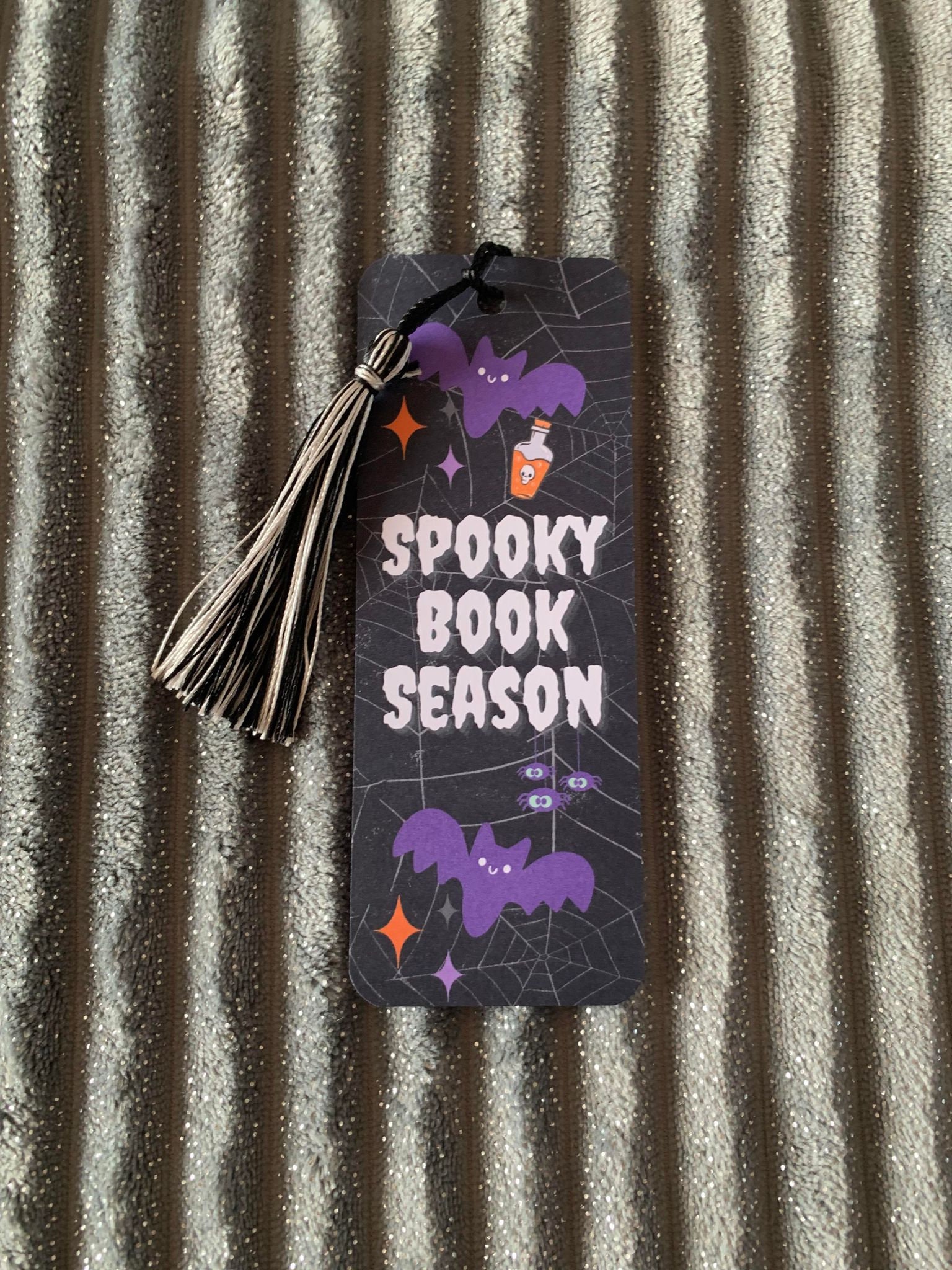 Set of 3 Halloween Quote Bookmarks | Spooky Season, Ghost Bookmark, Bat ...