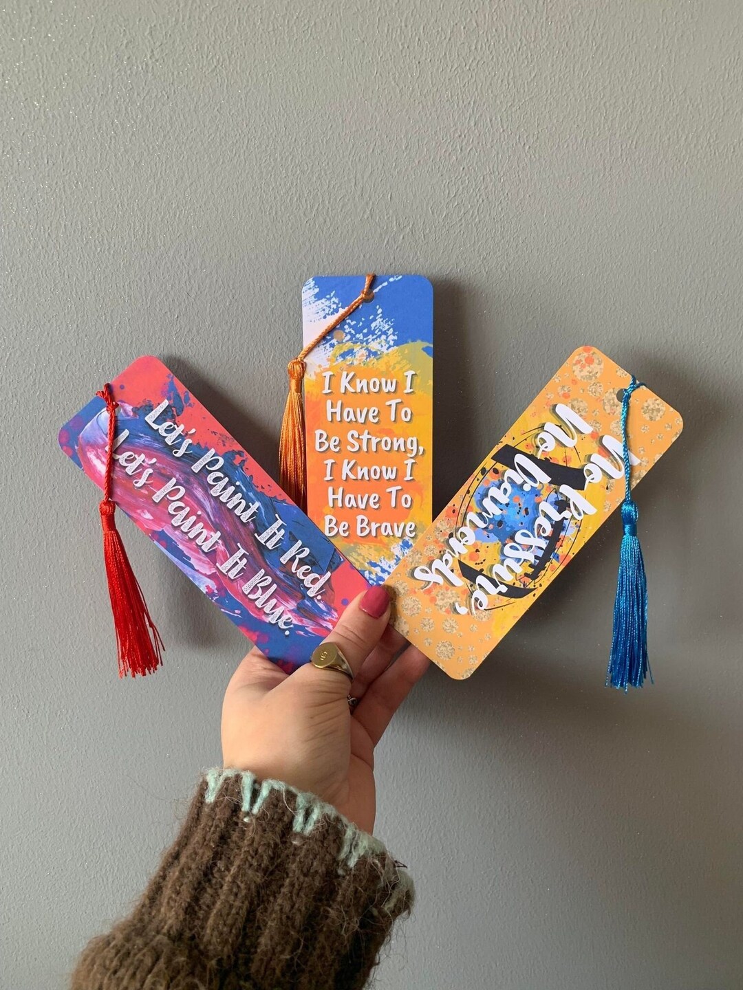 Set of 3 the Little Big Things TLBT Musical Quote Song Lyric Bookmarks ...