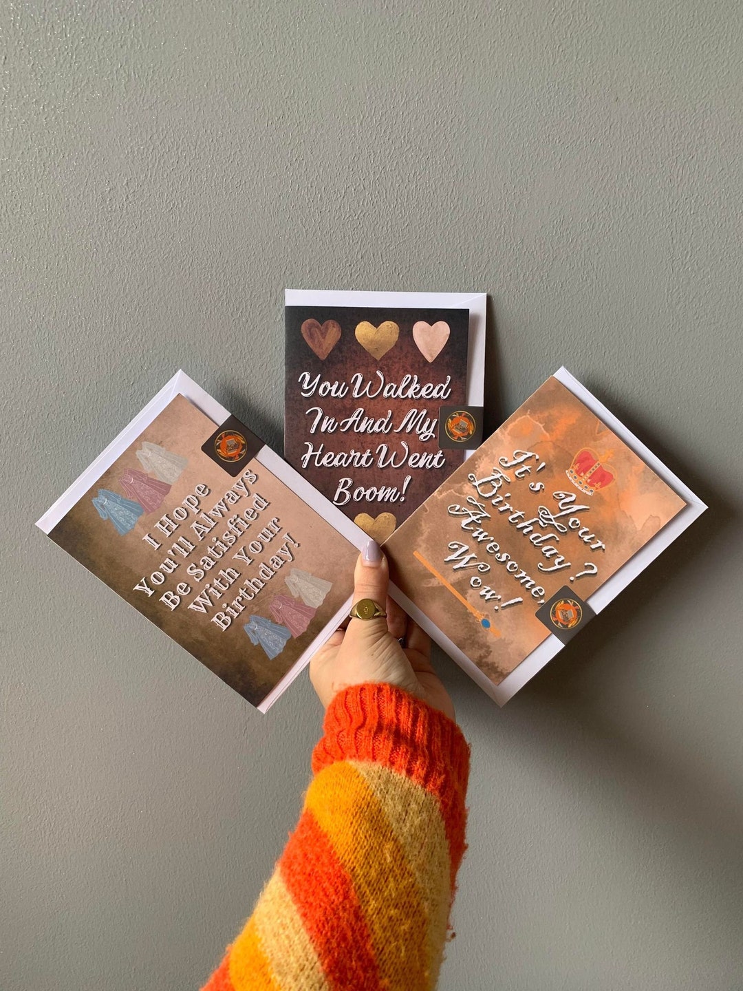 Set of 3 Hamilton Musical Quote Lyrics Cards | Hamilton Satisfied Song ...