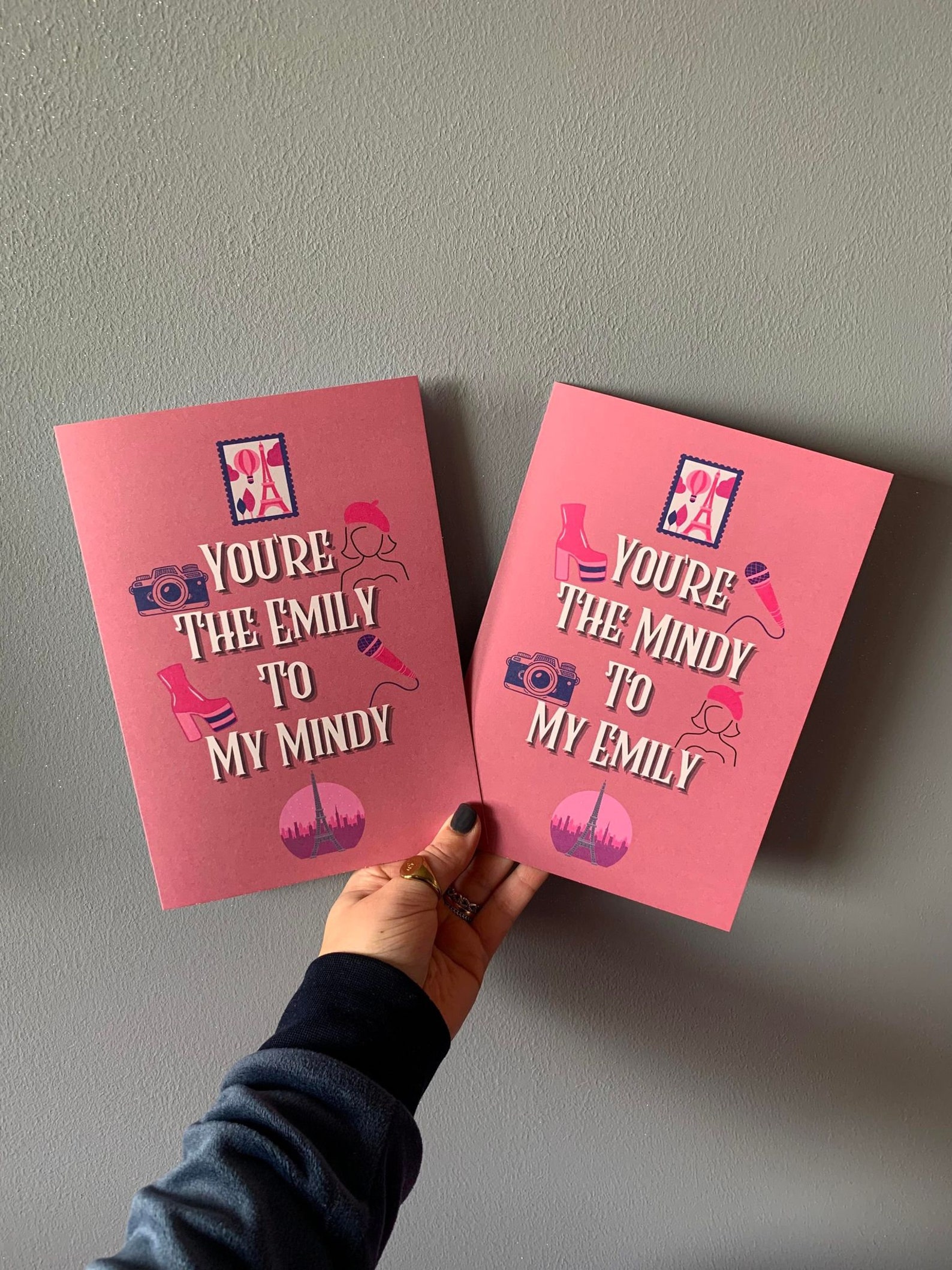 Emily in Paris Birthday Card | Mindy, Funny Pun Galentine's Card, Cute ...
