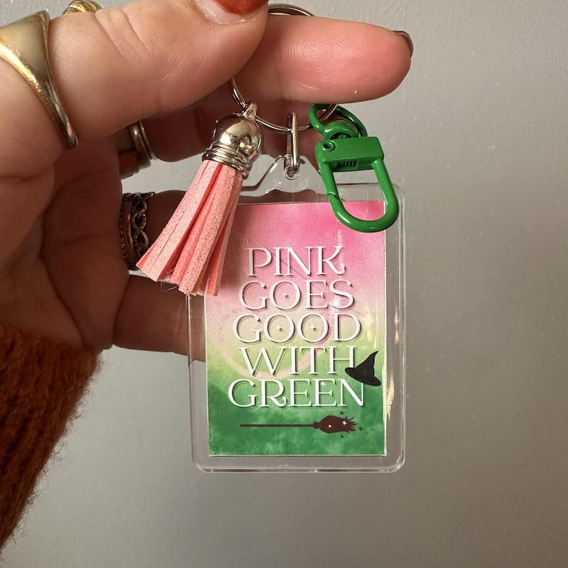 Wicked for Good Keyrings - Etsy UK