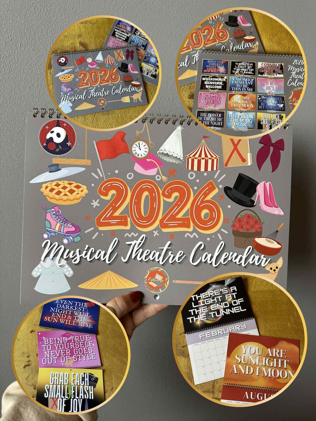 2026 Musical Theatre Calendar | 2026 Calendar Planner, Musicals ...