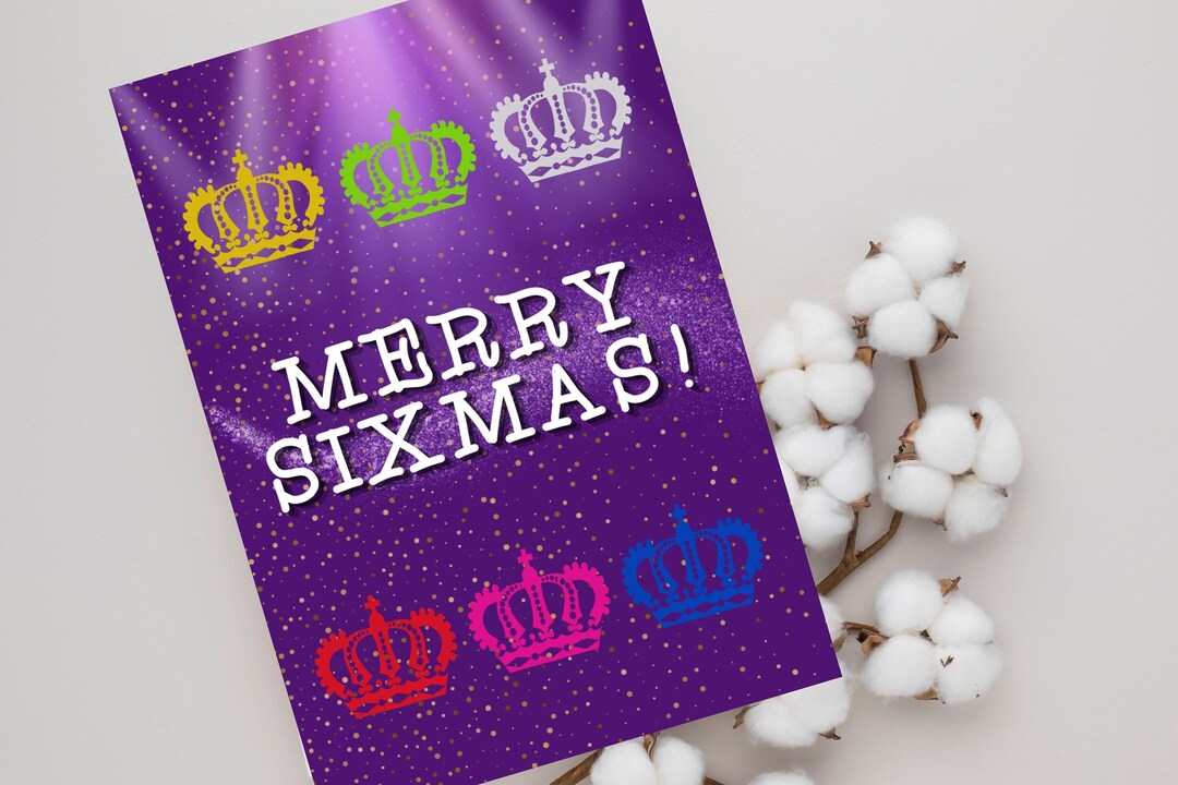 Six the Musical Christmas Card | Musical Theatre Christmas Card ...